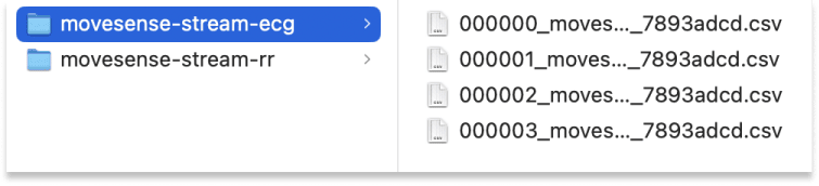 Movesense Data Format